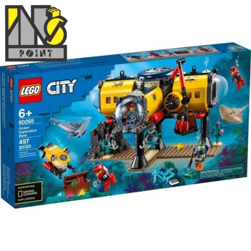 Promo Lego 60265 - City - Ocean Exploration Base Diskon 9% Di Seller ...