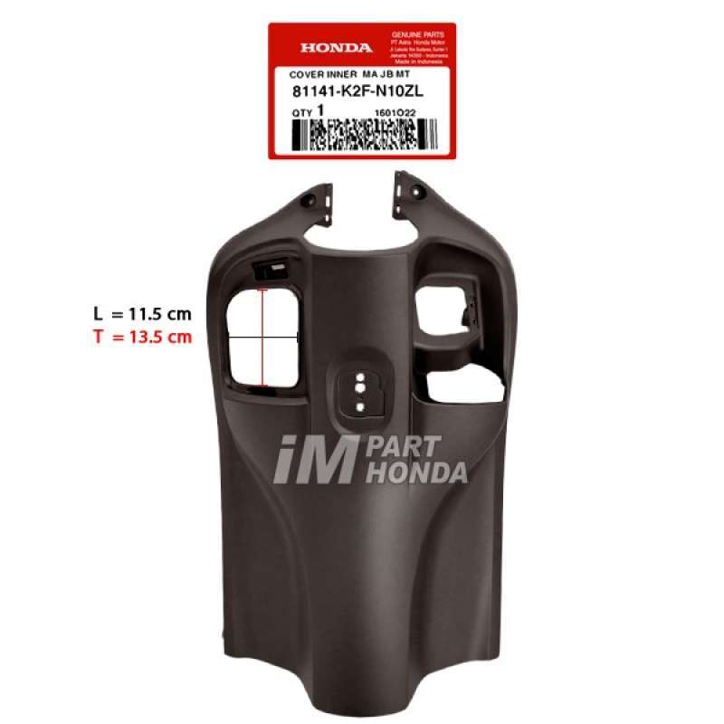 Jual AHM 81141-K2F-N10ZL Cover Inner Kontak Dashboard Scoopy eSP K2F ...