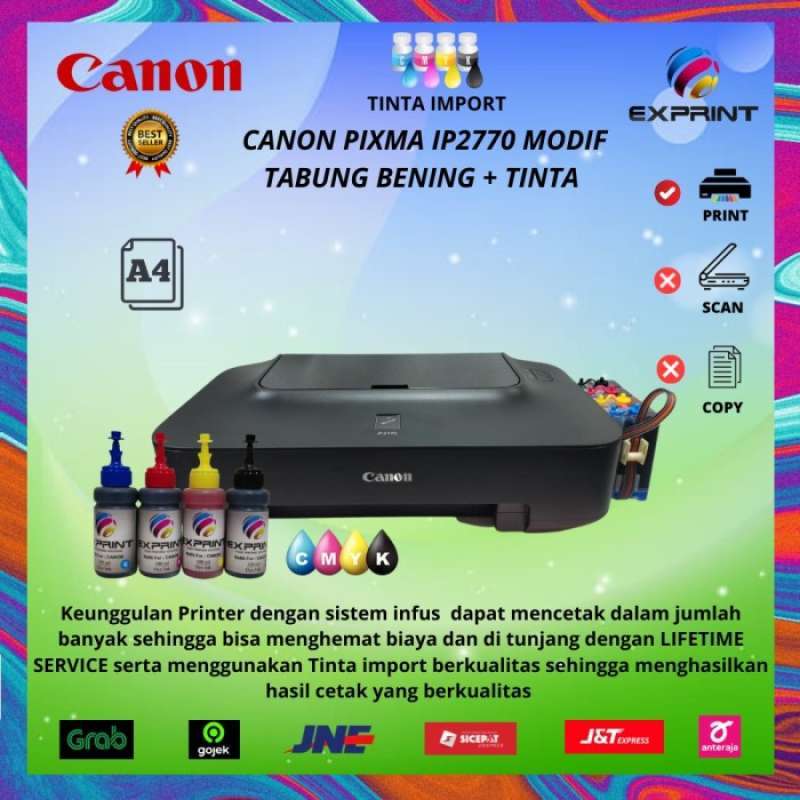 Promo Printer Pixma IP2770 + infus Diskon 23% di Seller Paperindo Store - Duren Tiga, Kota ...