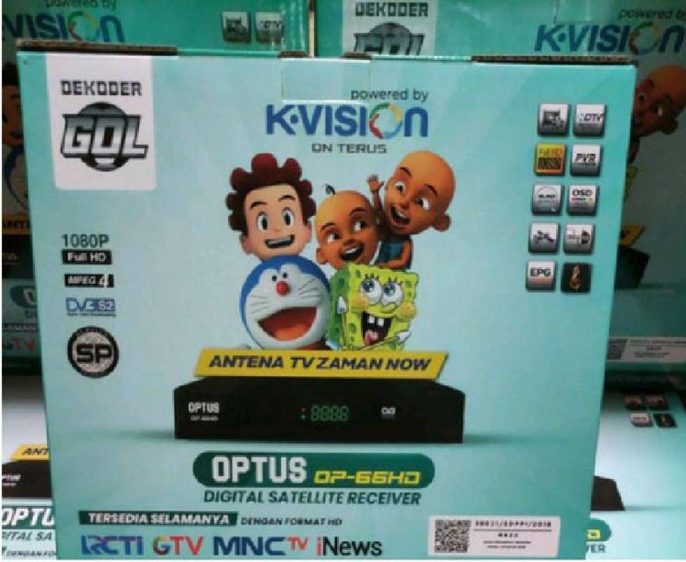 Jual Receiver Parabola Optus New OP 66 HD Bisa Buka MNC Group di Seller ...