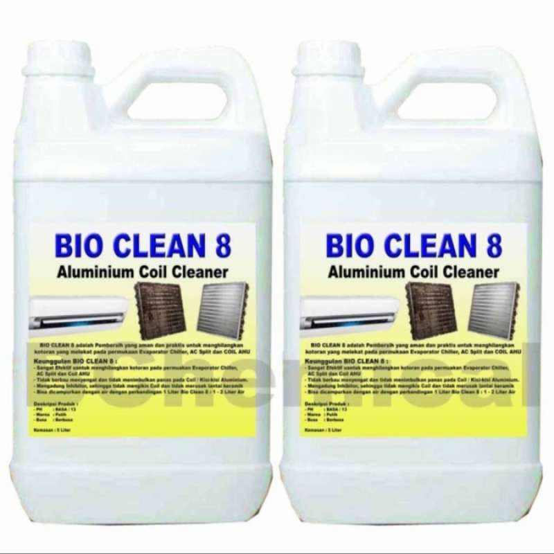 Promo BIO CLEAN 8 ( Alumunium Coil Cleaner) Pembersikan AC (5 Liter ...