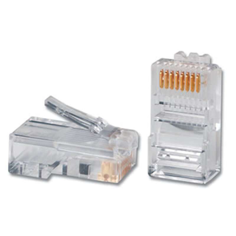 Jual Connector Lan Rj45 100 Pcs Konektor Rj-45 Di Seller Klikmystore ...
