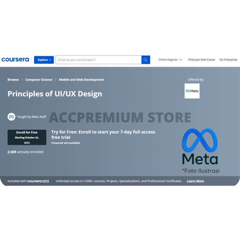 Jual Bundle Coursera Meta Front-end Developer Professional Certificate ...