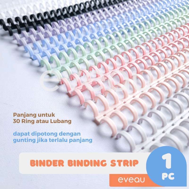 Jual Binder Binding Strip 30 Ring Plastik A5 B5 A4 Pengait Kertas Loose ... Jual Binder Binding Strip 30 Ring Plastik A5 B5 A4 Pengait Kertas Loose ...