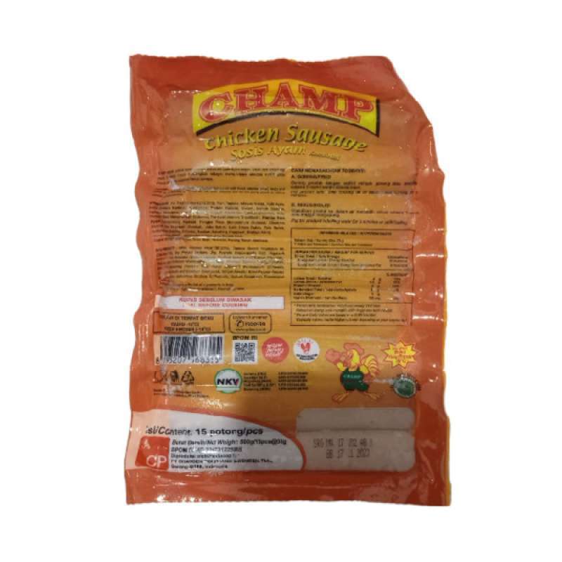 Jual Champ Chicken Sausages 500gr Di Seller Tiptop Online Flagship ...