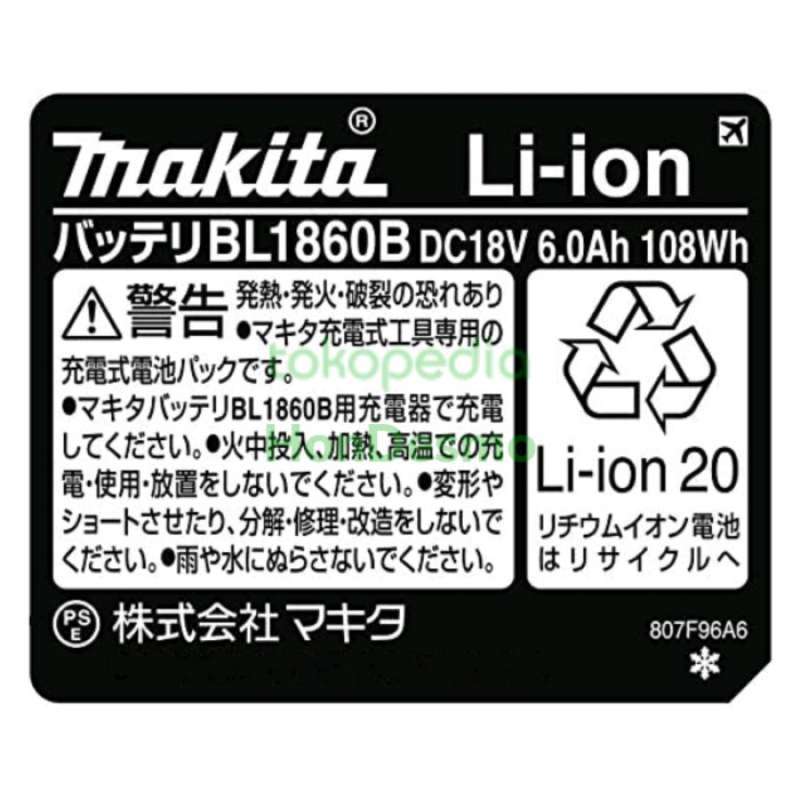 Promo Promo Makita Battery Bl1860b Lxt 18v 6ah Baterai Makita Bl 1860 B ...