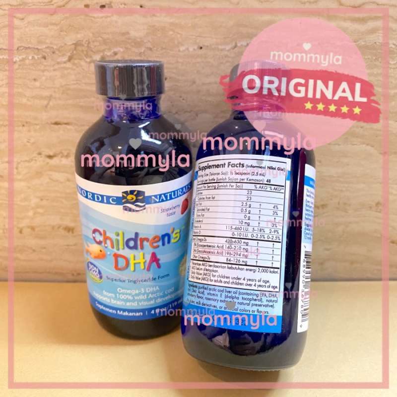 Promo Nordic Children DHA Syrup Strawberry Flavor 4 Fl. Oz Diskon 33% ...