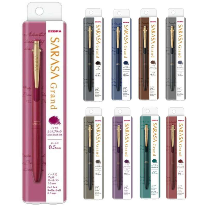 Promo Zebra Sarasa Grand Vintage Color Gel Ink Pen 0.5Mm P-Jj56 Diskon ...