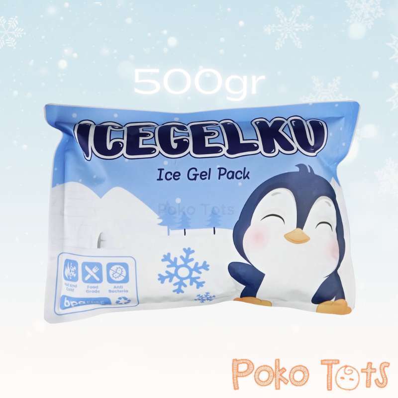 Promo Cool Gel Ice Gel Besar 500gr Blue Ice Pack Panas dan Dingin ...