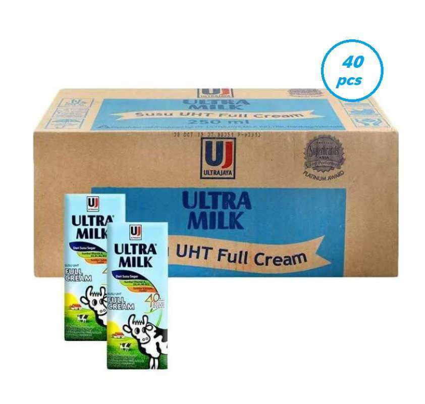 Promo Ultra milk coklat / strawberry / full cream 125 ml 1 dus (isi 40 ...