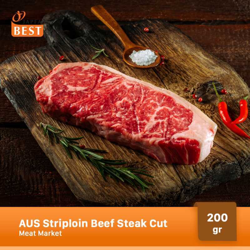 Promo Daging Sapi AUS Striploin/AUS Striploin Beef Steak Cut Halal MM ...