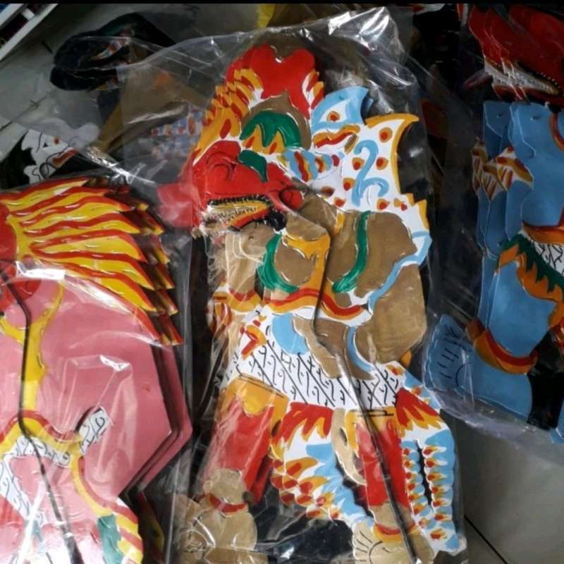Promo Wayang Karton Kertas tebal, Aneka Tokoh Karakter, Bhuto, Tugas ...