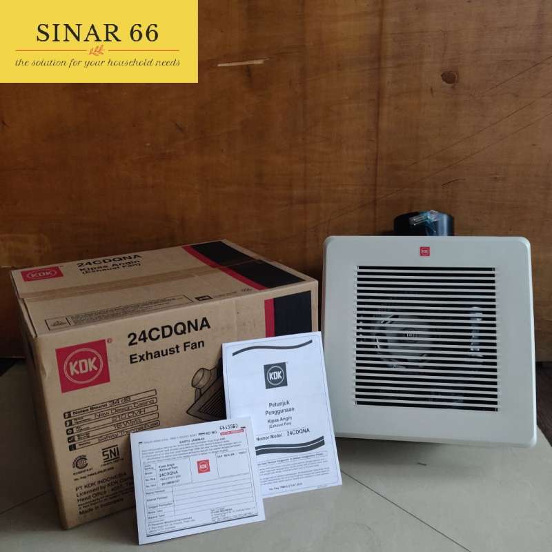 Jual KDK 24CDQNA CEILING EXHAUST FAN PLAFON SIROCCO 24 CDQN 24CDQN di ...