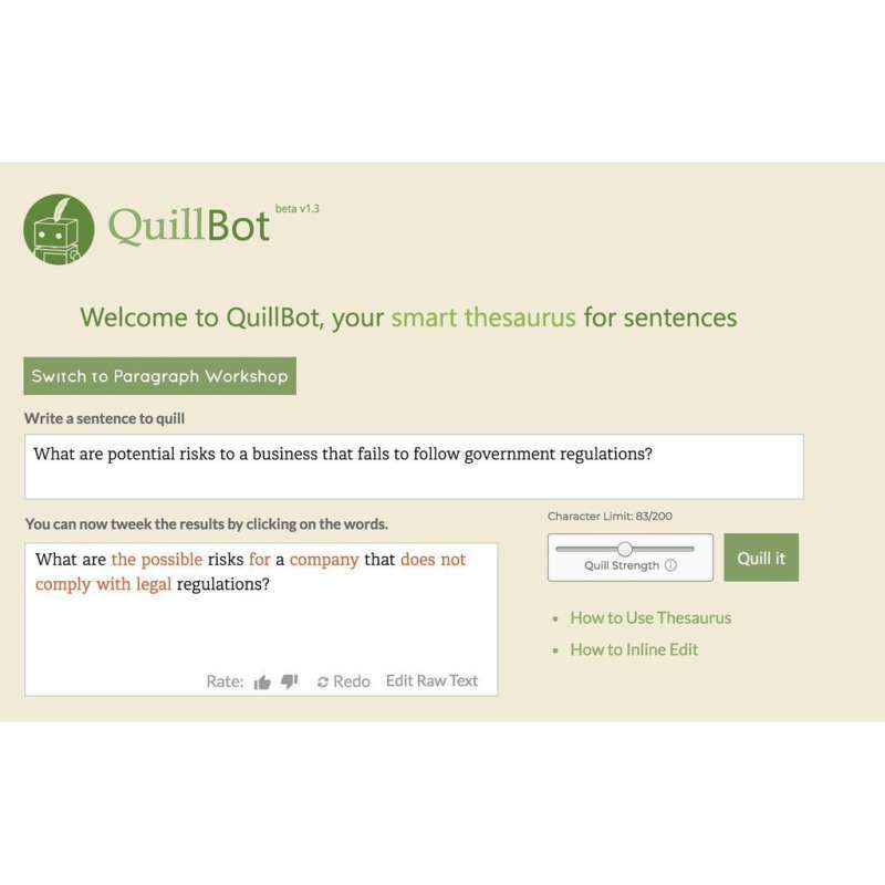 Jual Quillbot Premium Account 3 6 12 24 Bulan/ 1 2 Tahun | Paraphrasing ...