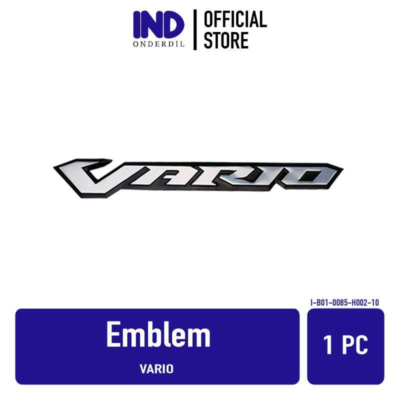 Jual Emblem Logo Honda Vario 3D Timbul Muncul Satuan 1 Pc Biru Emas ...