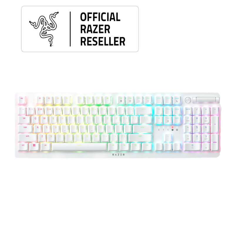 Jual Razer Deathstalker V2 Pro - White - Wireless RGB Gaming Keyboard ...