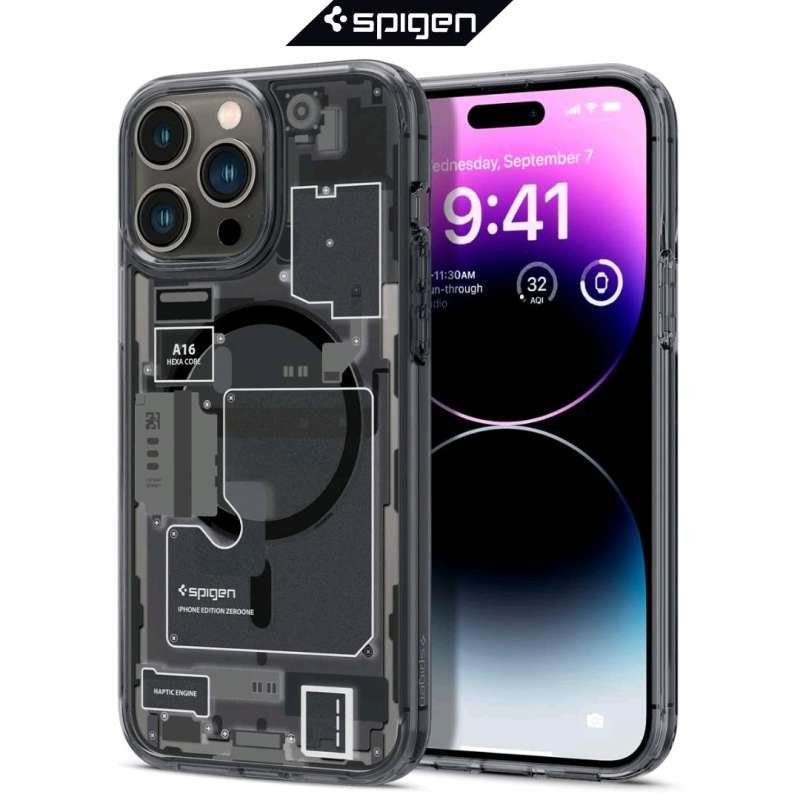 Promo Case iPhone 14 Pro / 14 Pro Max 5G Spigen Ultra Hybrid Zero One ZeroOne MagSafe Armor ...