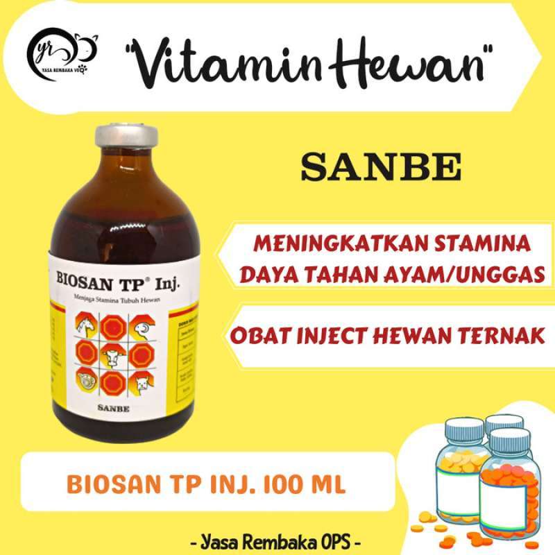 Promo Biosan Tp 100 Ml (obat Inject Multivitamin Hewan Ternak ) Diskon ...