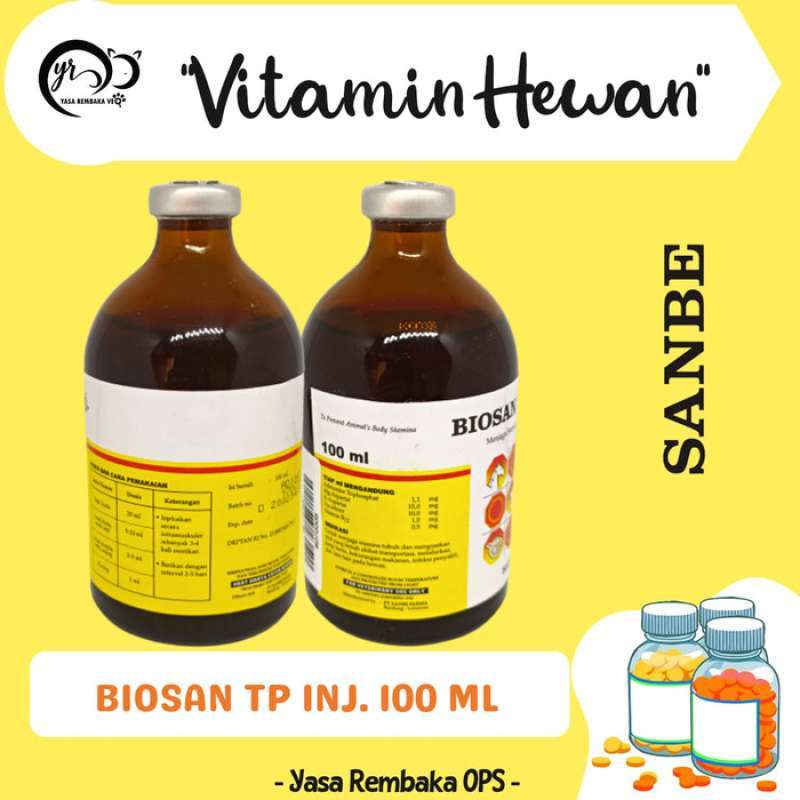 Promo Biosan Tp 100 Ml (obat Inject Multivitamin Hewan Ternak ) Diskon ...