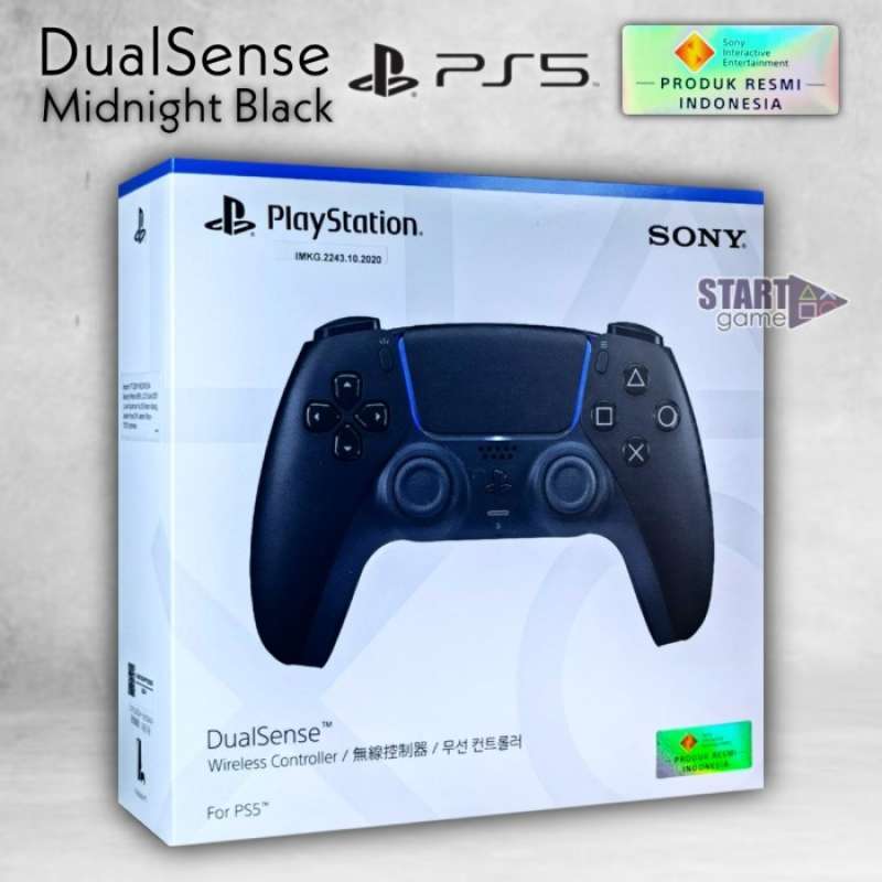 Promo Sony Dualsense Ps5 Midnight Black Resmi Diskon 17% di Seller ...