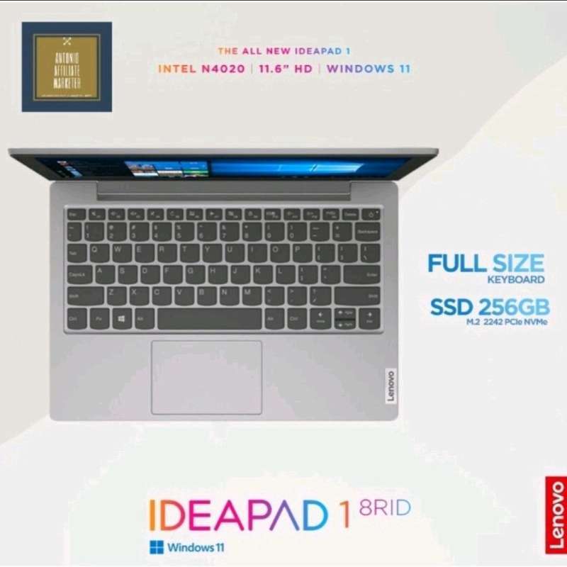 Jual Lenovo Ideapad Slim 1 Intel Celeron N4020 4GB RAM 256GB SSD HD di ...