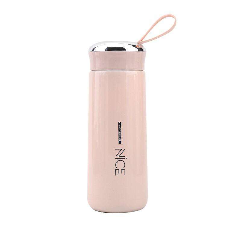 Promo Botol Minum Kaca Nice 400ml Tumbler Termos Air Glass Bottle ...