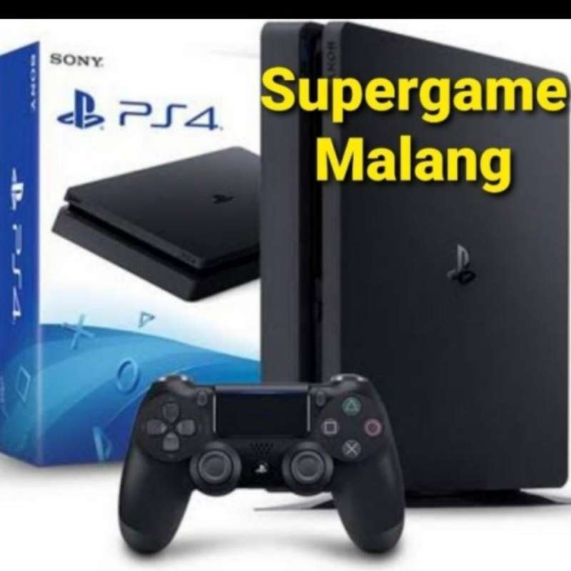 Jual PS4 Slim 1Tb PS 4 Slim 1 Tera Console Game Gaming - 2 Stik OM di ...