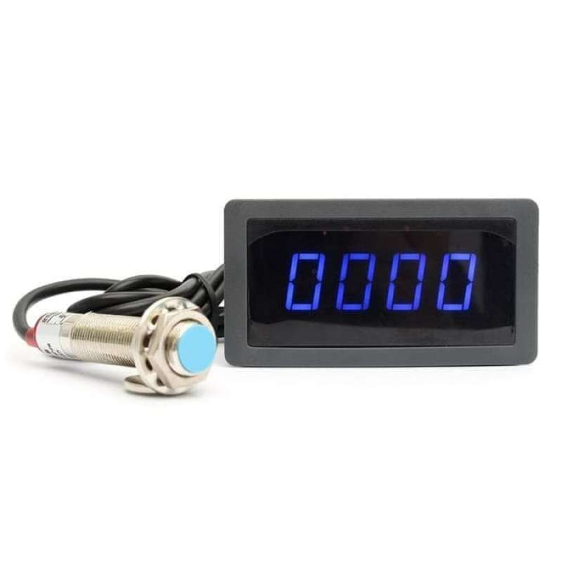 Promo TACHOMETER HALL PROXIMITY SWITCH SENSOR SPEED RPM METER LED ...