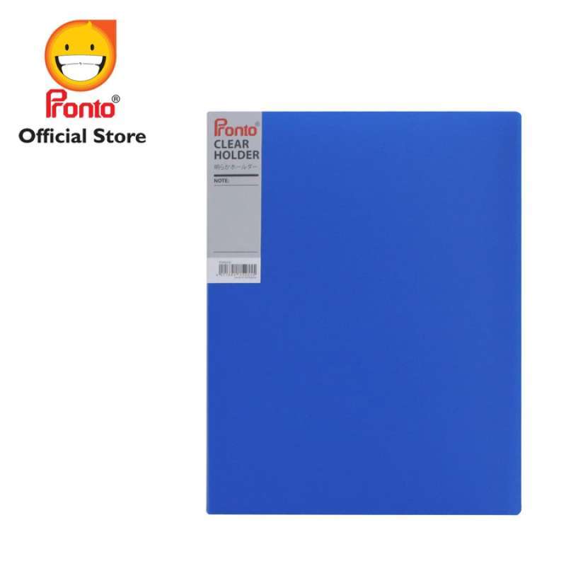 Promo Pronto Map Clear Holder A4 - Biru (isi 40 lembar) Diskon 10% di ...