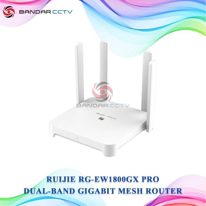Jual Ruijie RG EW1800GX PRO 1800M WiFi 6 Dual band Gigabit Mesh Router ...