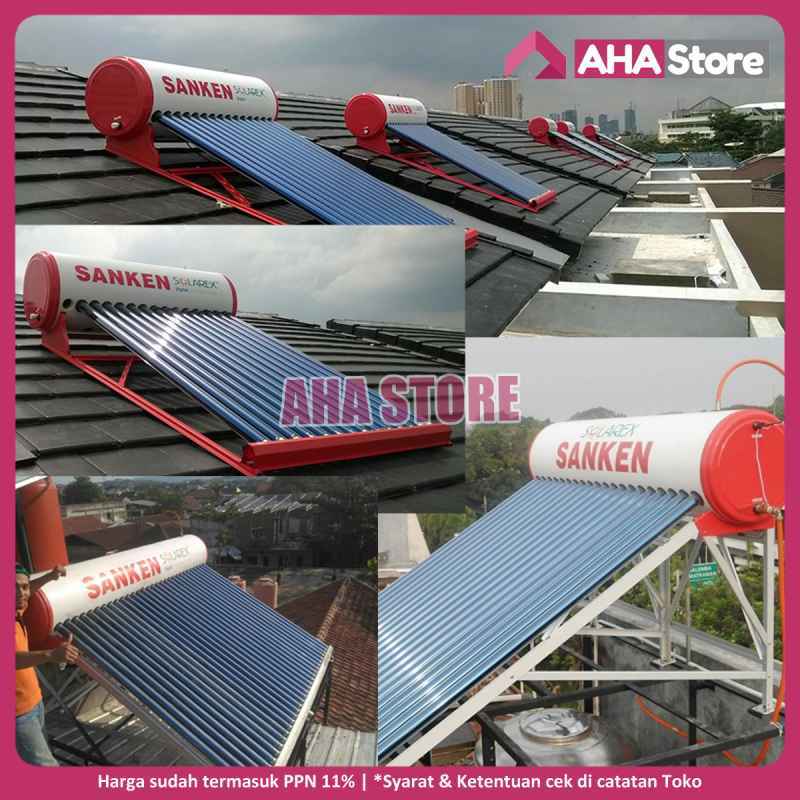 Jual Sanken Solar Water Heater Pemanas Air Matahari Surya 150 L Swh ...