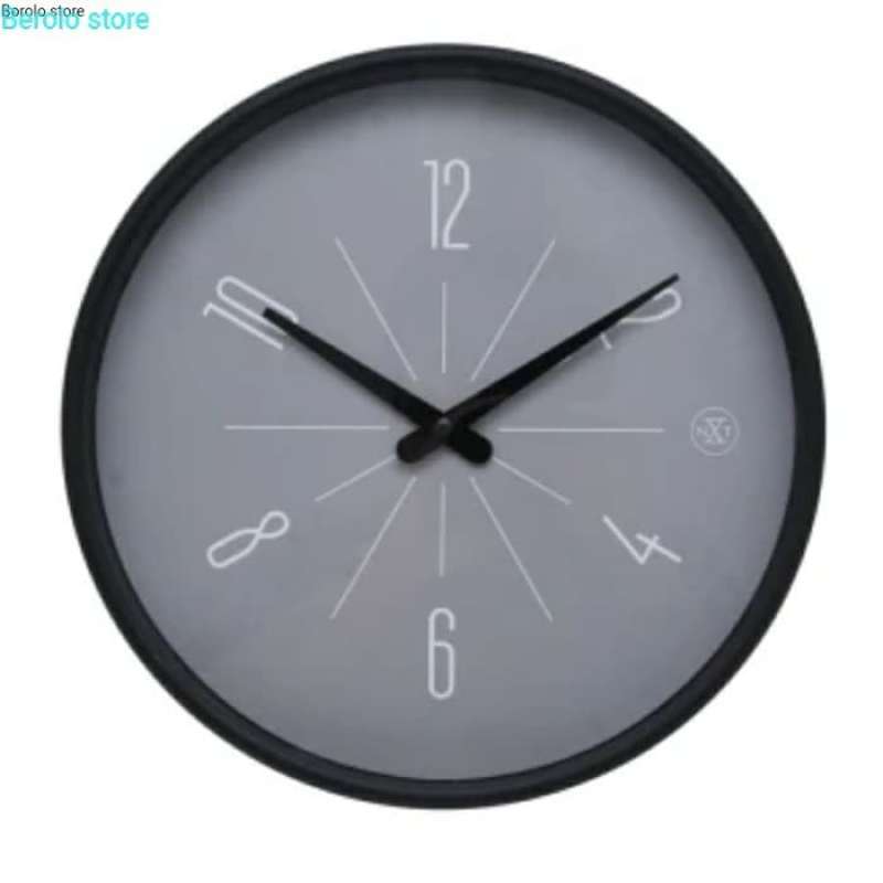 Promo Jam Dinding 30 Cm - Abu/Hitam Diskon 23% di Seller AJ_store ...