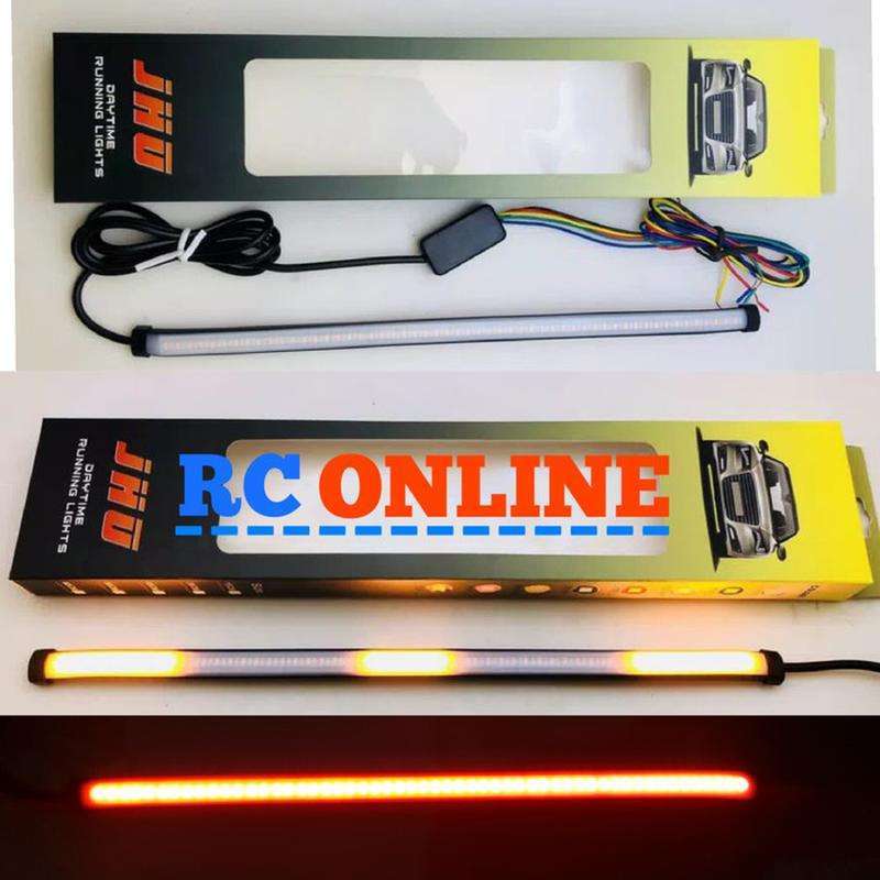 Jual OEM Lampu rem fleksible 30cm berikut sein running hazzard motor ...