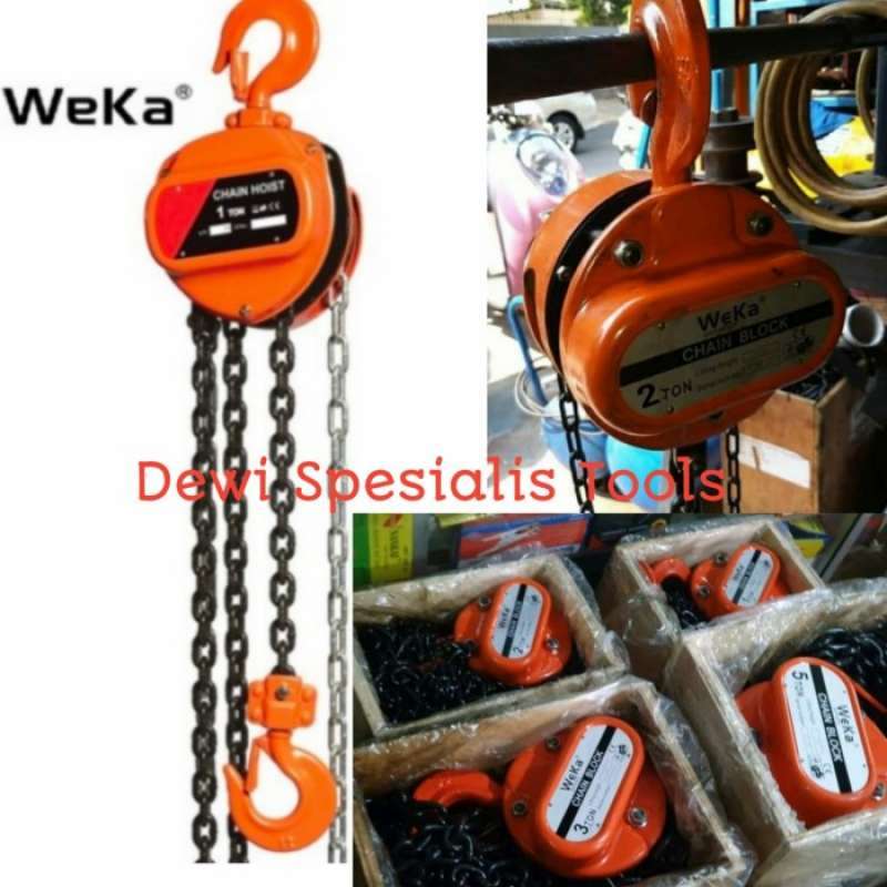 Promo chain block 3 Ton x 7 meter WEKA Germany chain hoist chainblock ...