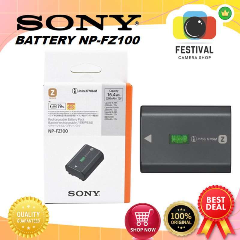 Promo Sony NP-FZ100 NP FZ100 Z-series Rechargeable Battery Pack Original Diskon 33% di Seller ...