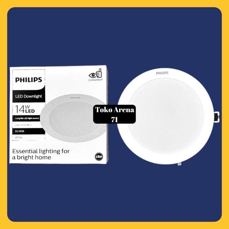Jual Lampu Downlight Led Philips Eridani Dl190b G2 14w 14 W 14 Watt ...