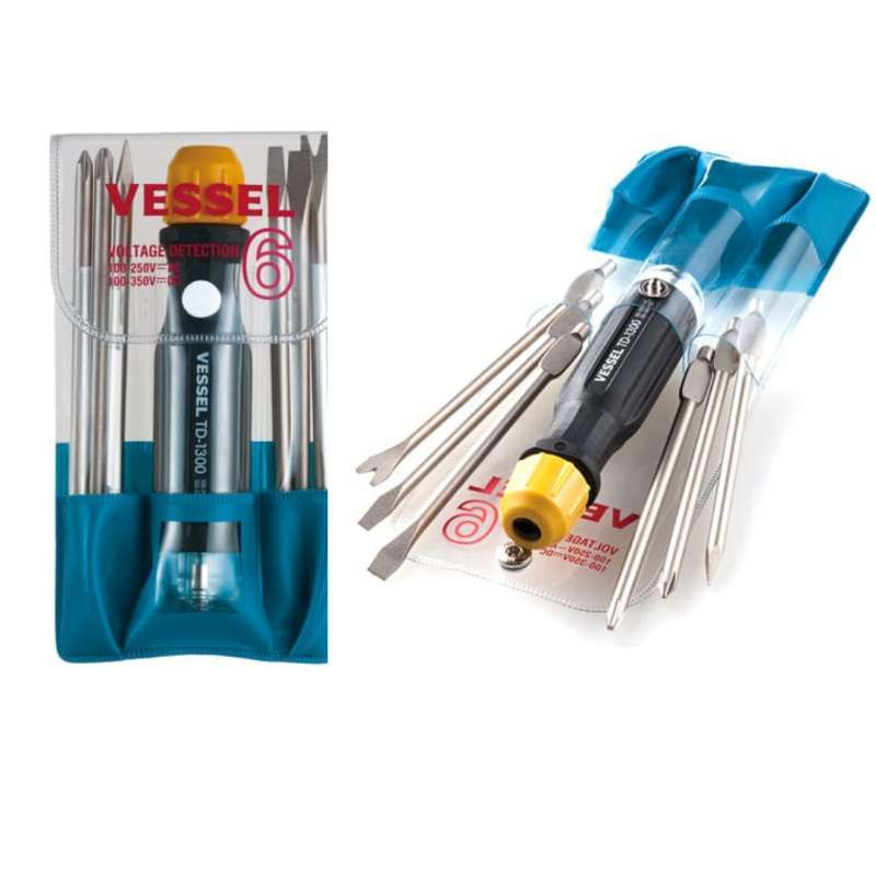 Jual Obeng Vessel Td-1300l - 6-piece Low Voltage Detection Screwdriver ...