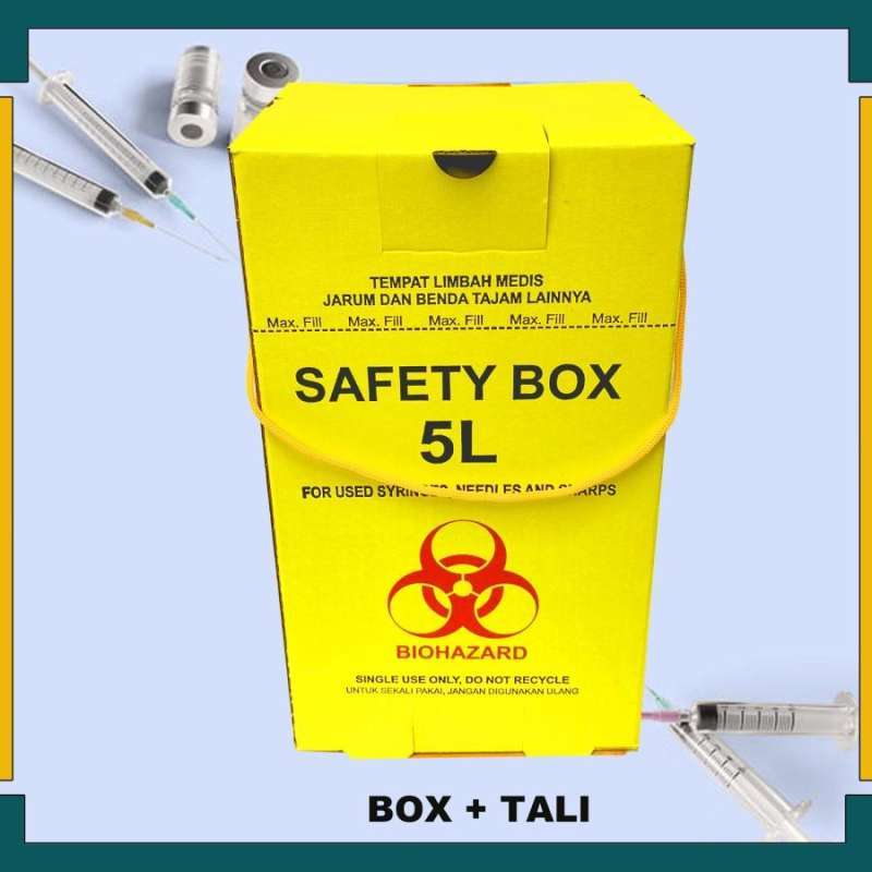 Jual SAFETY BOX 5L / TEMPAT LIMBAH MEDIS di Seller Ud Majutoto ...