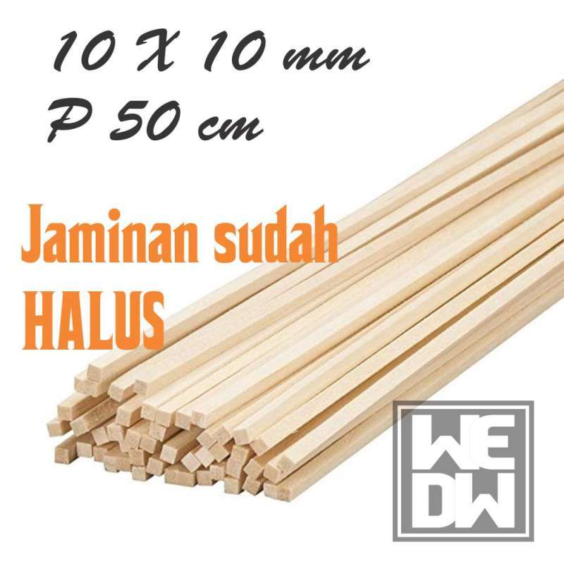 Jual Stick Kayu Balsa 10 mm / Balsa Wood Stick di Seller WE DW ...