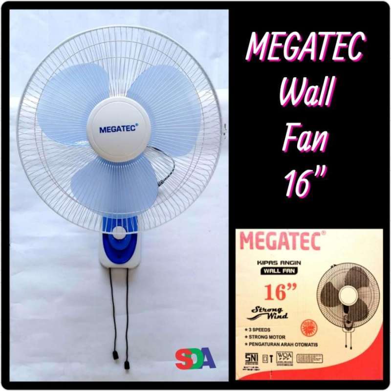 Jual Megatec Wall Fan 16 inch / Kipas Angin Dinding di Seller Toko ...