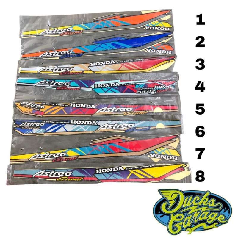 Promo Striping Honda Astrea Grand Variasi Tersedia 3 Warna - Nomor 3 ...