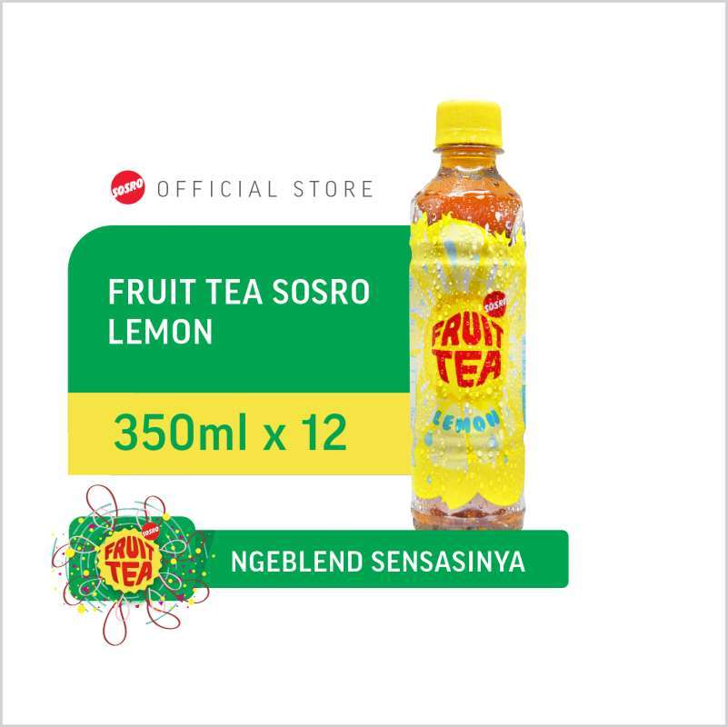 Promo Fruit Tea Sosro Lemon Minuman [350 ml/ 12 pcs] Diskon 10% di ...