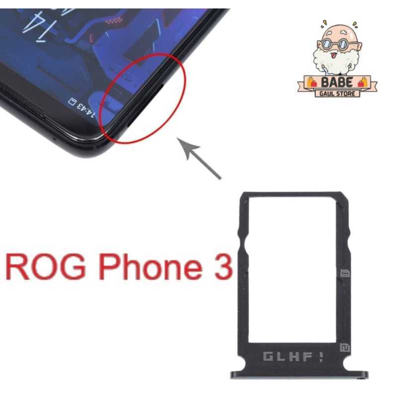 Jual SLOT SIM TRAY ASUS ROG PHONE 3 SIMLOCK TEMPAT SIMCARD ORIGINAL di ...