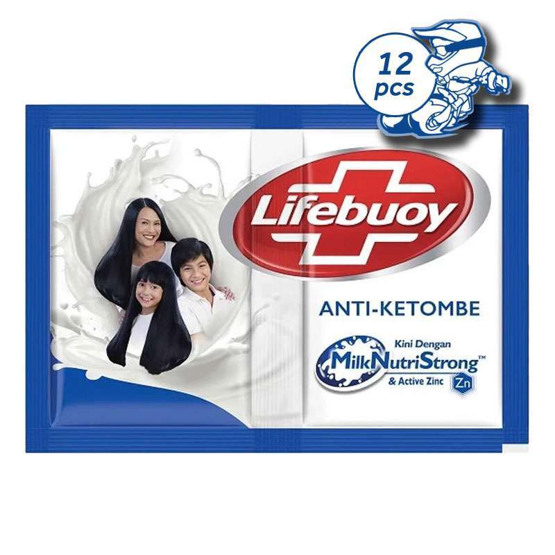 Jual Lifebuoy Blue Anti Dandruff Shampoo [9 mL x 12 pcs | 1 Renceng ...