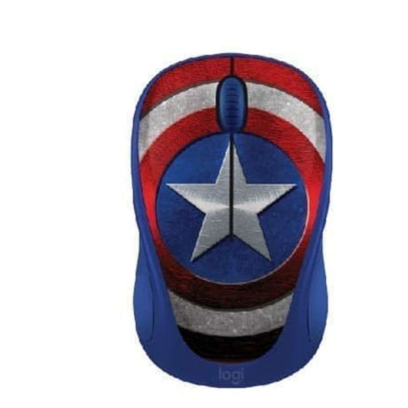 Jual Logitech M238 Marvel Collection Wireless Mouse Captain America di ...