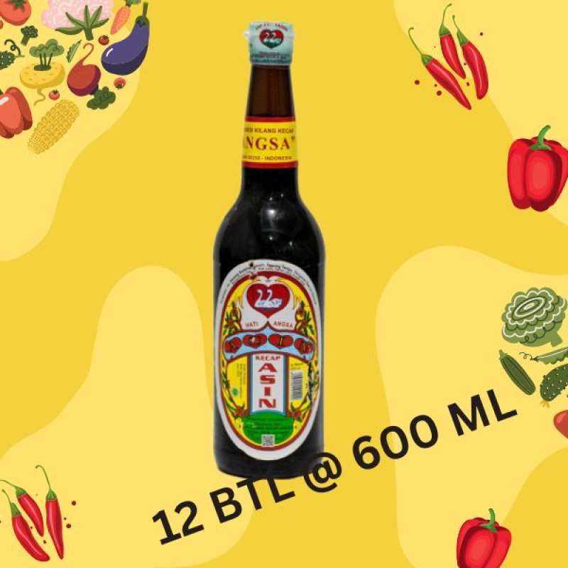 Jual ANGSA KECAP ASIN BOTOL [ 1 LUSIN / 12 BTL ] di Seller Wijaya ...