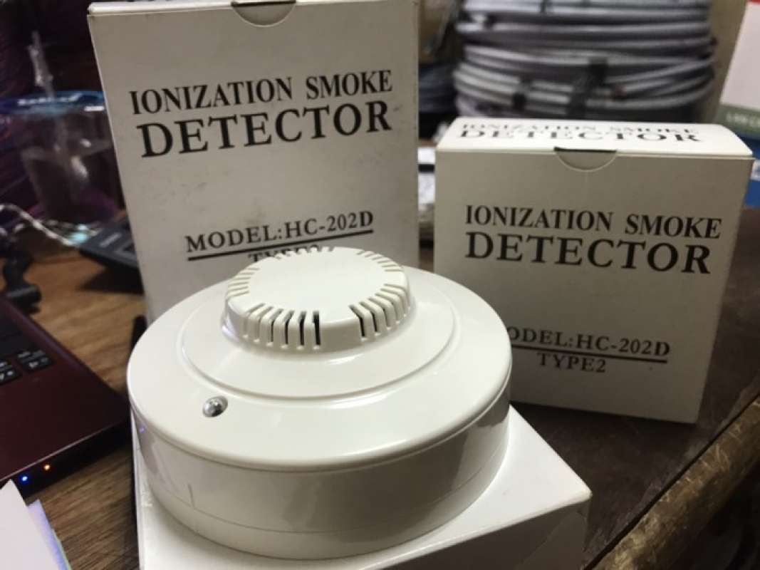 Promo IONIZATION SMOkE DECTECTOR HC-202D / DETEKSI KEBAKARAN Diskon 23% ...