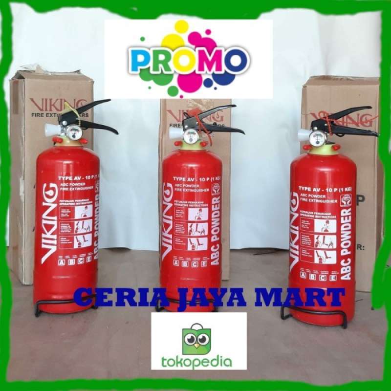 Promo APAR Pemadam Viking 1 kg ABC Powder, Tabung Pemadam dan Alat ...