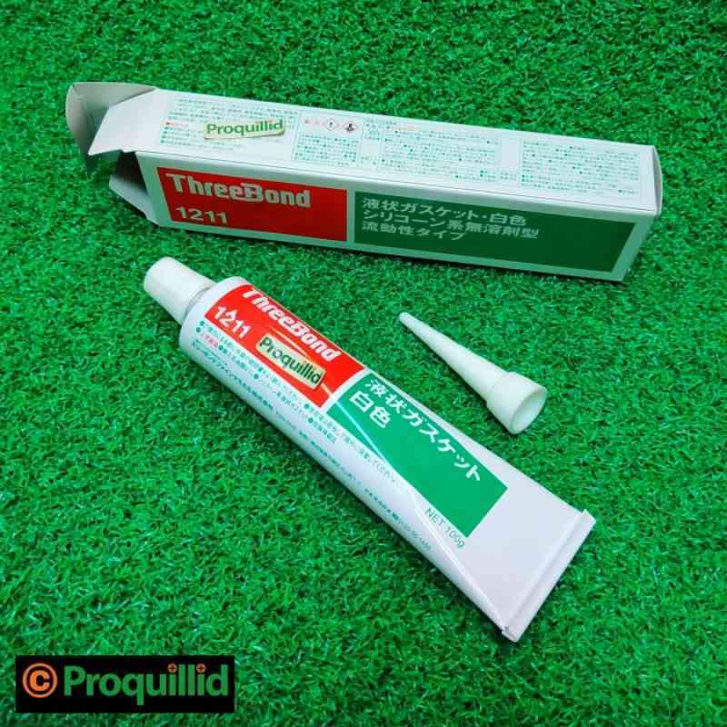 Promo Lem ThreeBond 1211 RTV Silicone Liquid Gasket White 100G Sealant ...