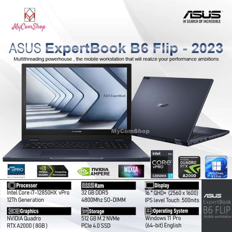 Asus Expertbook B6 Flip - Harga Terbaru Juli 2024 | Blibli